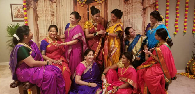 अमेरिकेत पार पडला पारंपरिक भोंडला - Marathi News | Bhondla Celebration ...